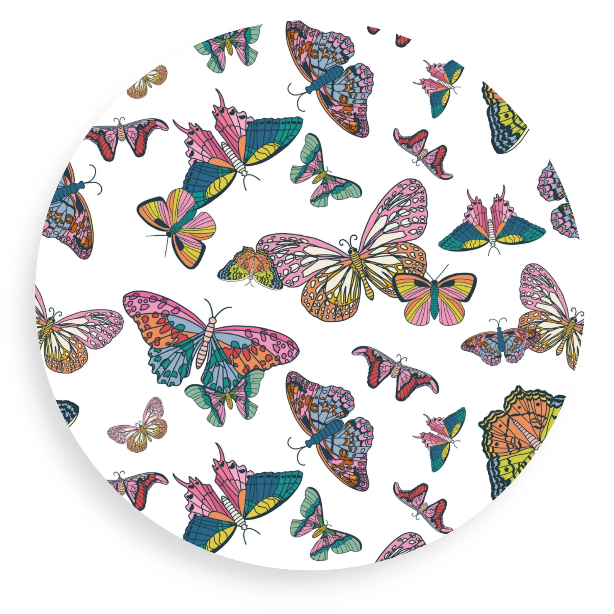 Butterfly Kisses Coaster – Rowdy Merch Co.