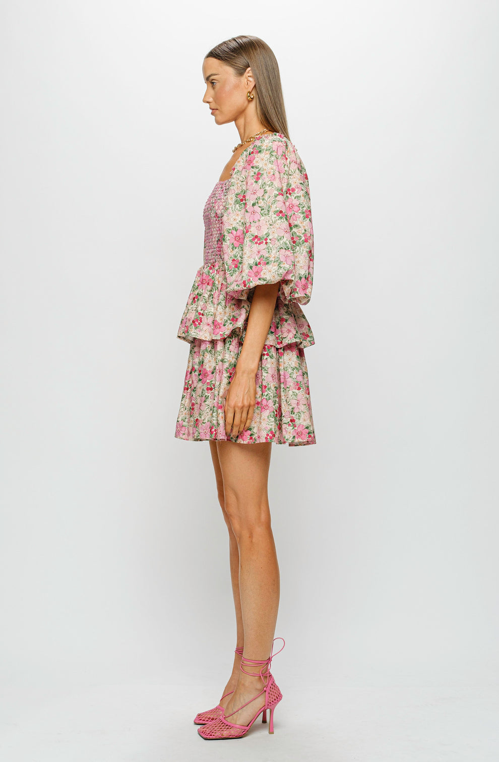 Cara Floral Mini Dress – Rowdy Merch Co.