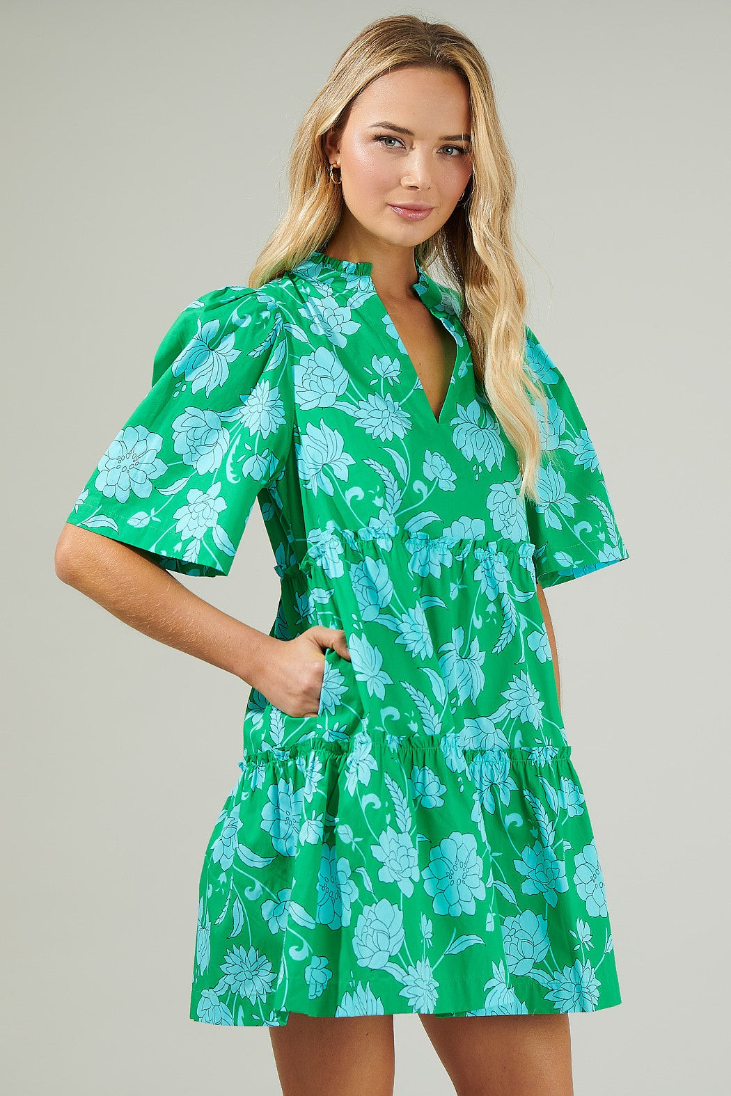 Water Lily Mini Dress – Rowdy Merch Co.