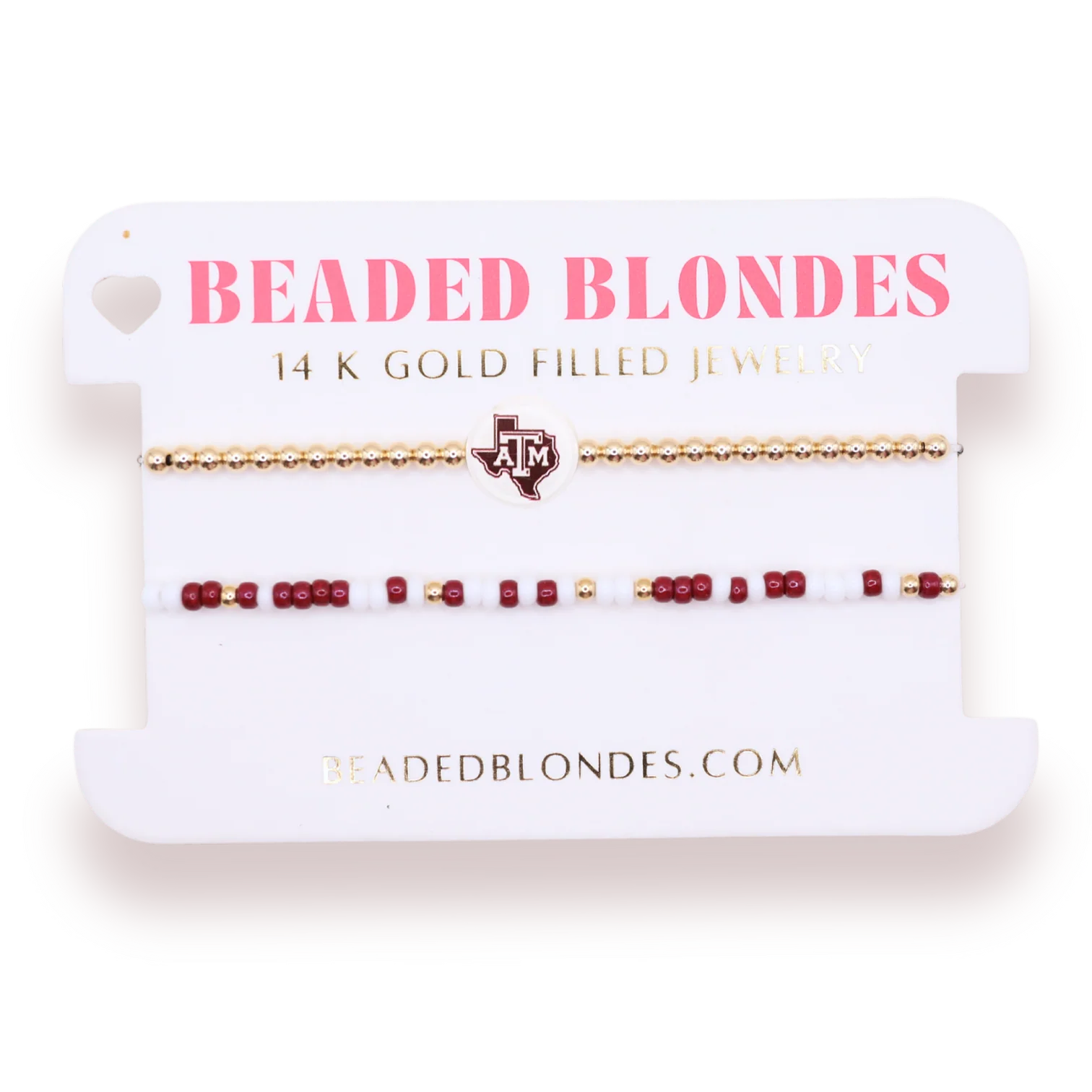 Beaded Blondes Texas A&M Stack – Rowdy Merch Co.