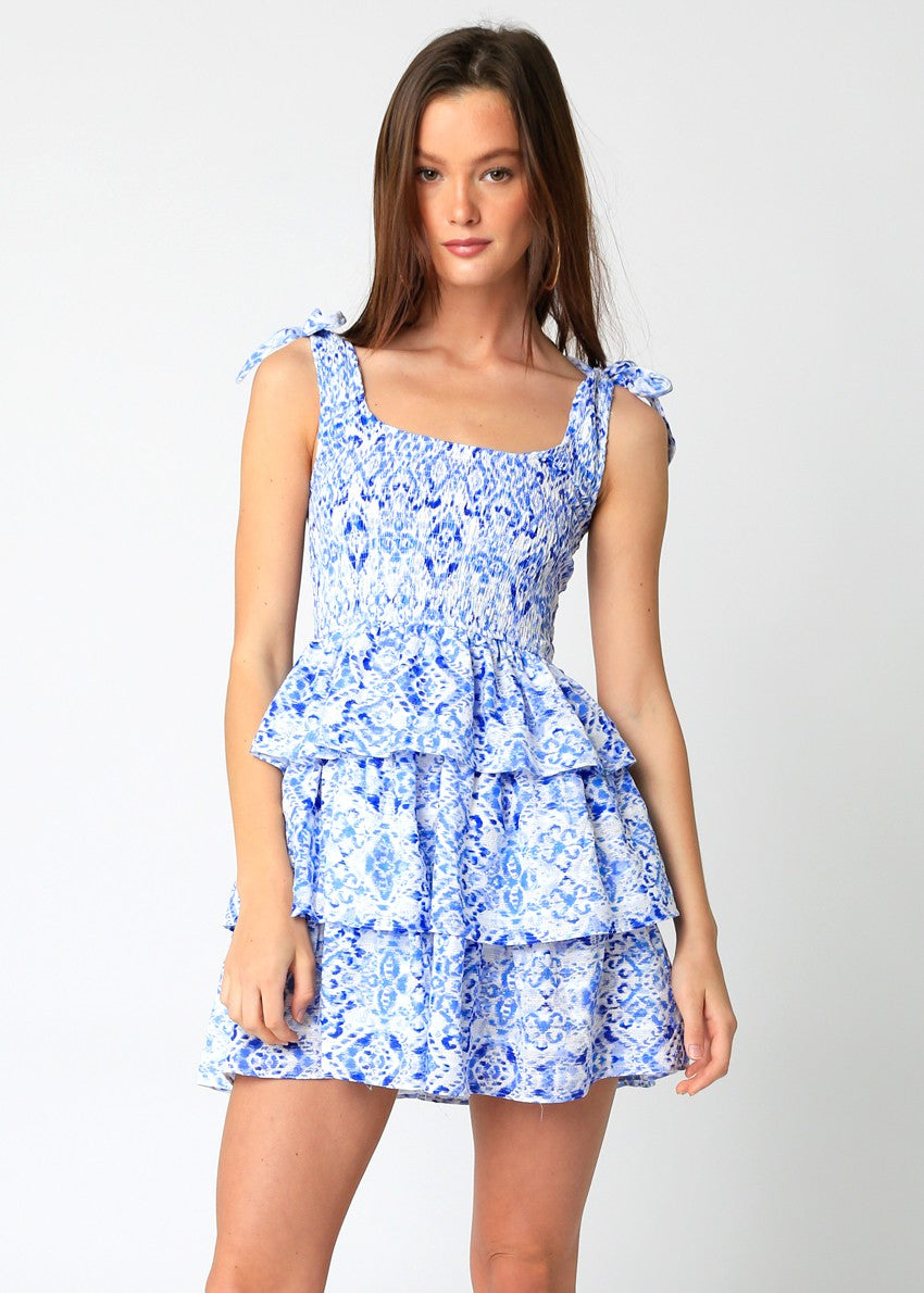 Amalfi Ruffled Dress – Rowdy Merch Co.