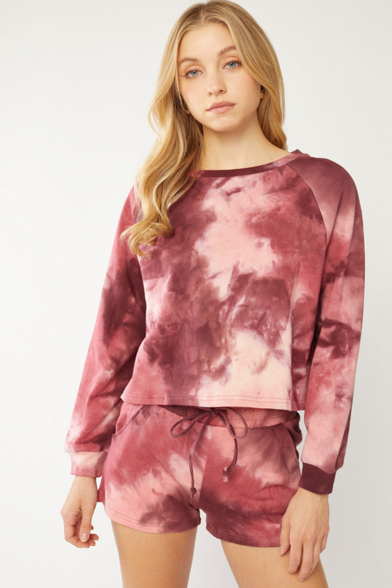 Maggie Maroon Matching Set – Rowdy Merch Co.