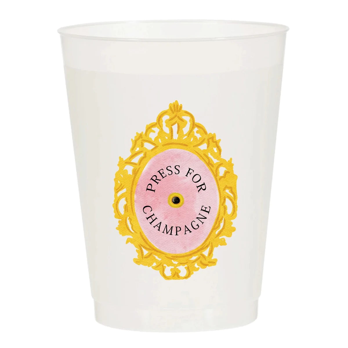 Press for Champagne Set of 10 Cups – Rowdy Merch Co.
