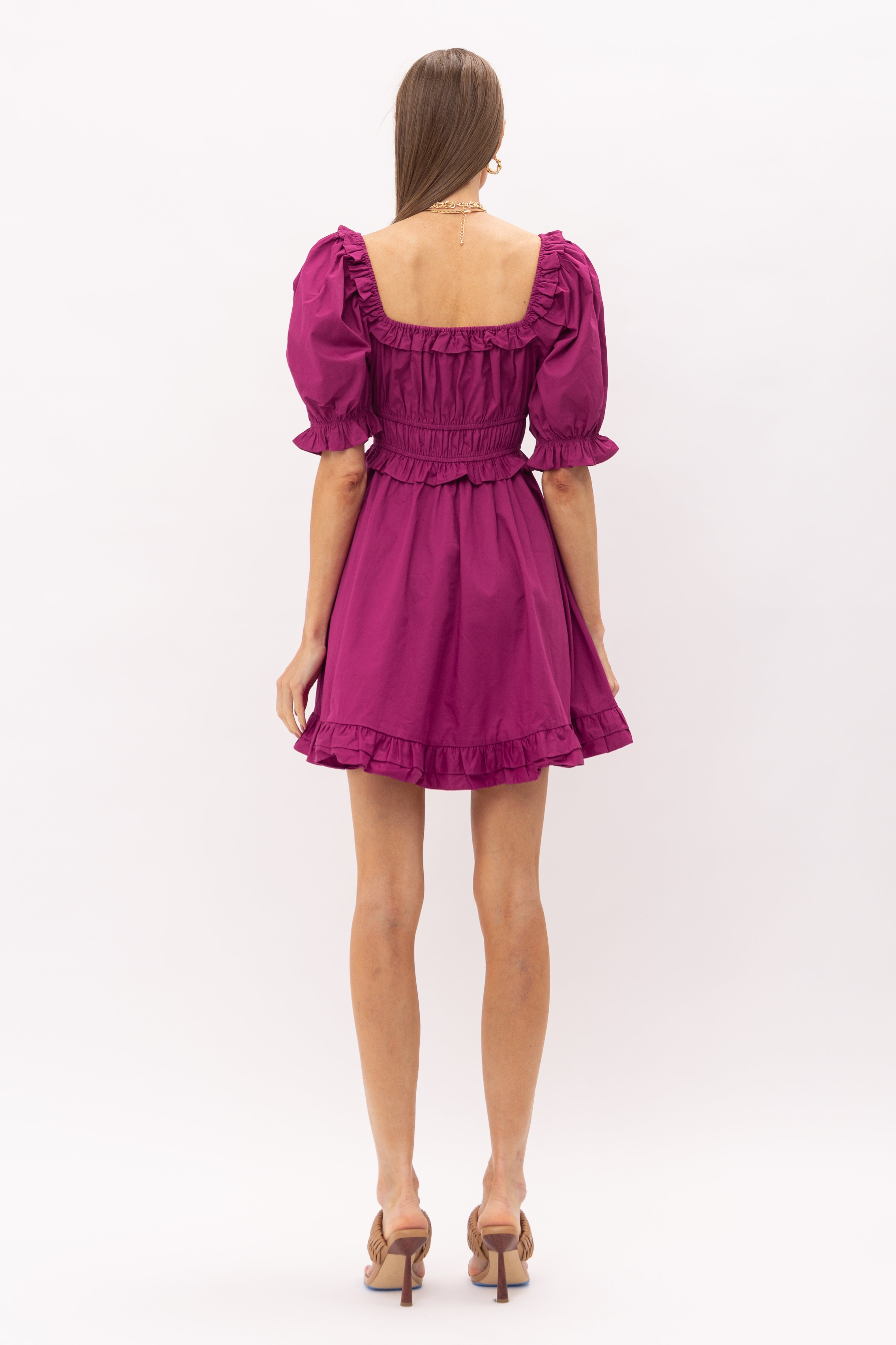 Ashlyn Poplin Mini Dress – Rowdy Merch Co.