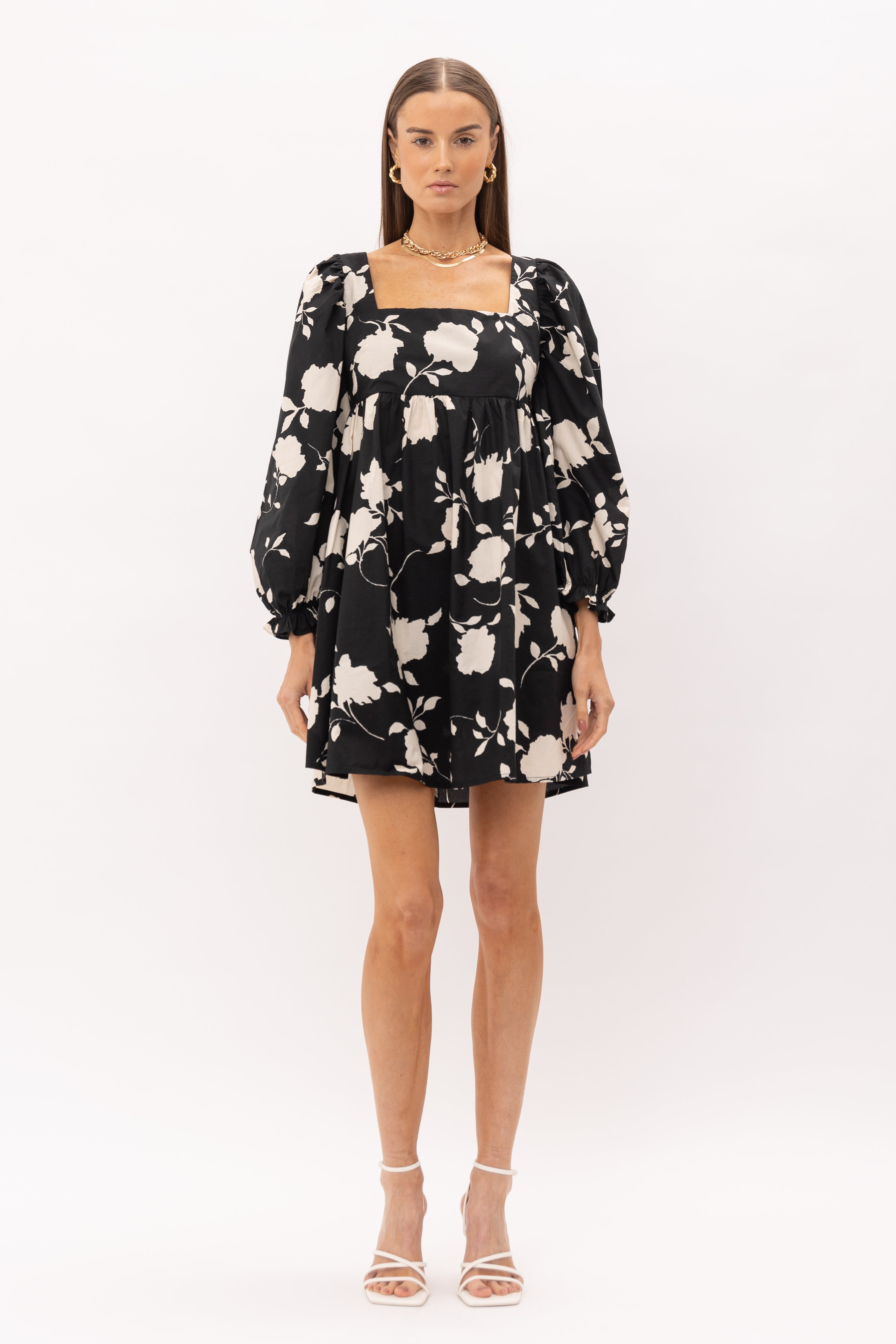 Berkley Floral Babydoll Dress – Rowdy Merch Co.