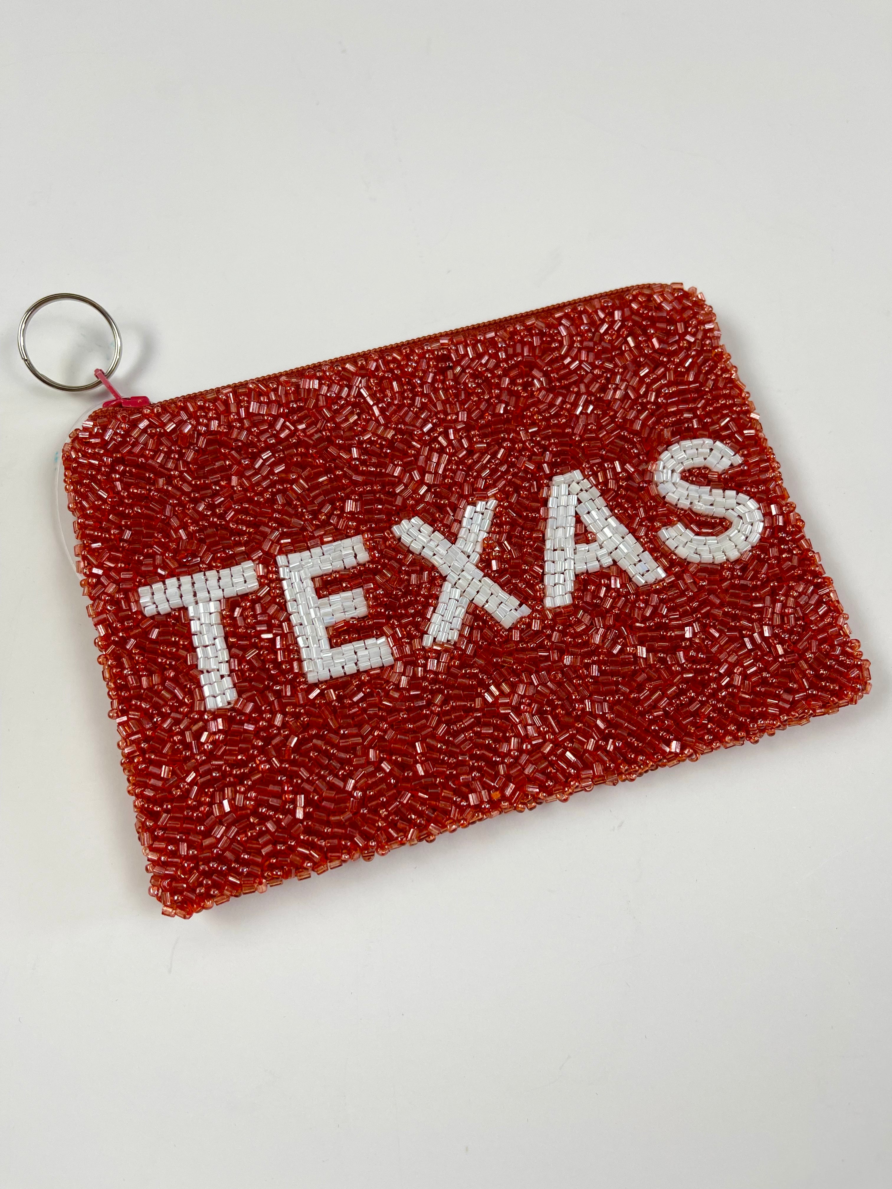 Texas Beaded Coin Purse – Rowdy Merch Co.