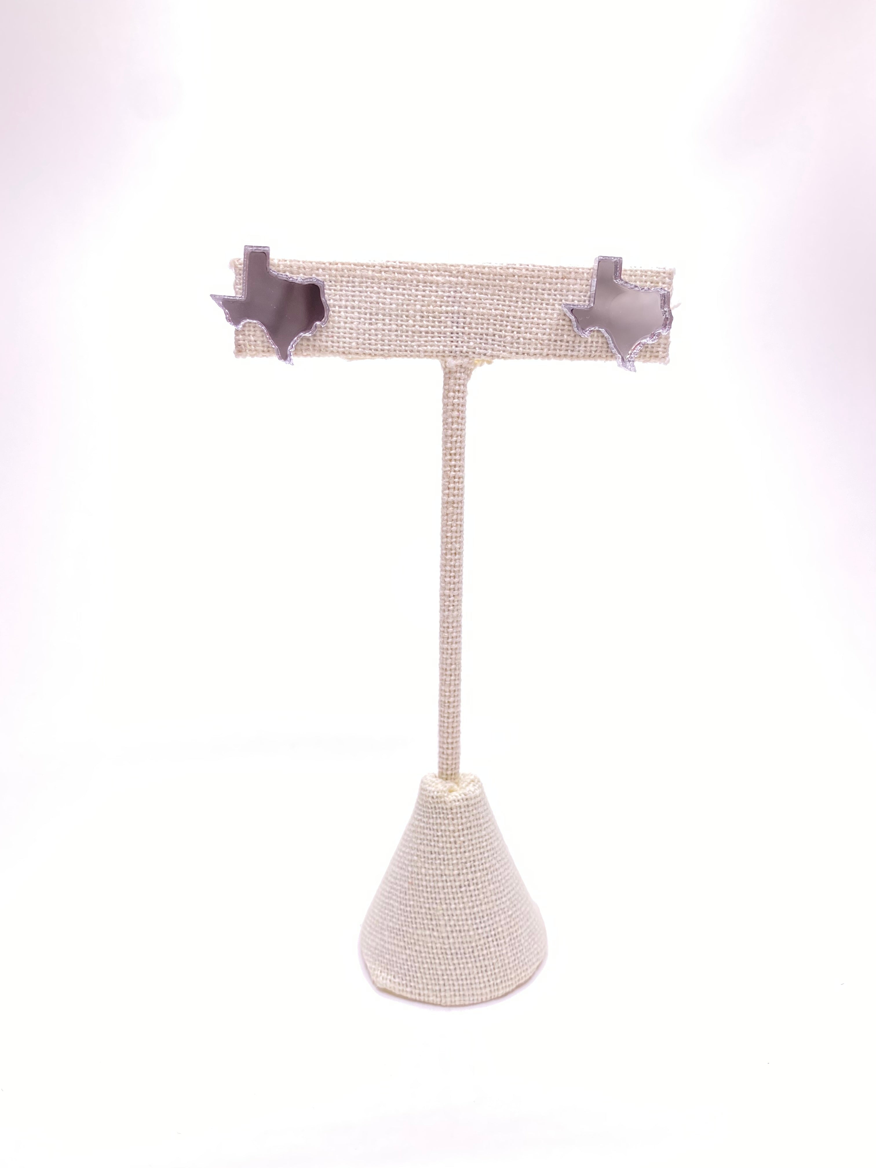 Silver Mirrored Texas Studs – Rowdy Merch Co.